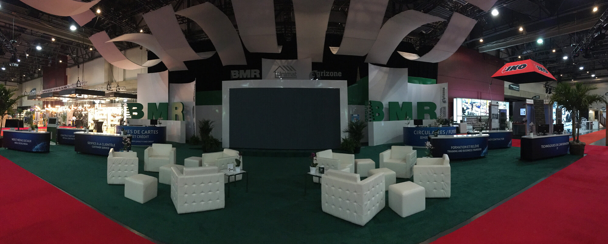 Custom-made booth gallery - Décor Experts Expo